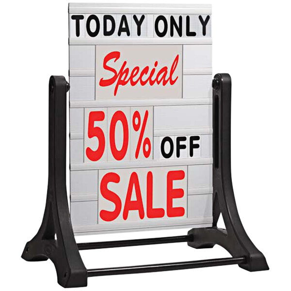 Aarco ROC4PANEL Letterboard Panel for ROC-4 The Rocker Sign