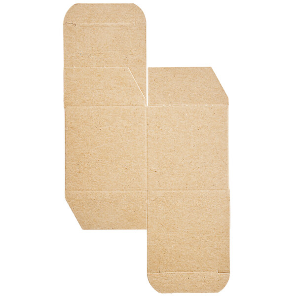 Lavex 3 3/8" x 3 3/8" x 3 7/8" Kraft Heavy-Duty Reverse Tuck Carton ...