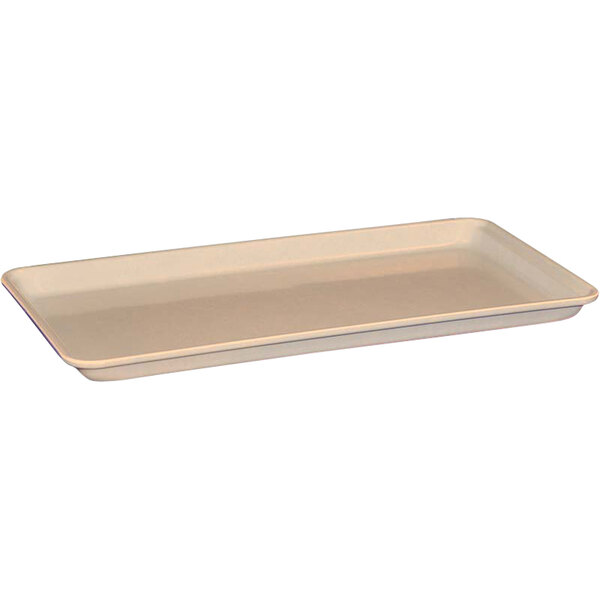 MFG Tray 9" x 18" Cream Fiberglass Market Display Tray 335008-5218