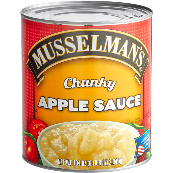 Musselman's Chunky Sweetened Applesauce #10 Can - 3/Case