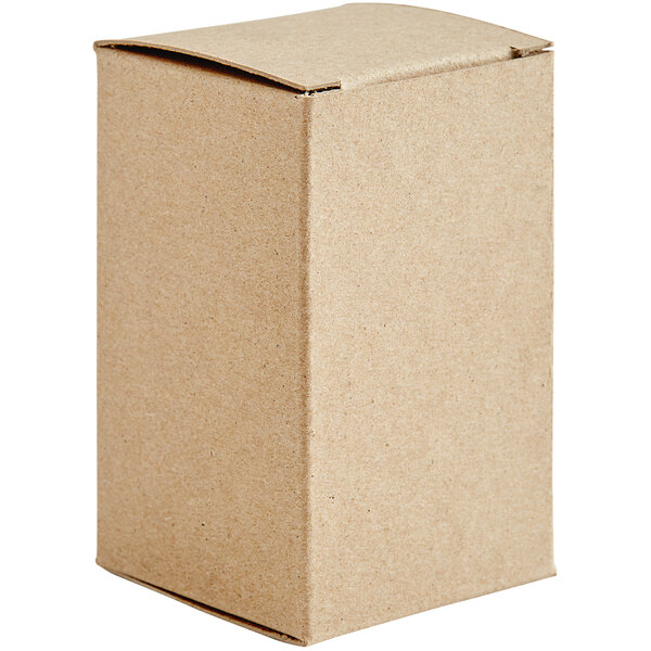 Lavex 2" x 2" x 4" Kraft Reverse Tuck Carton - 1000/Case