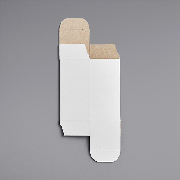 Lavex 2" x 2" x 4" White Reverse Tuck Carton - 1000/Case