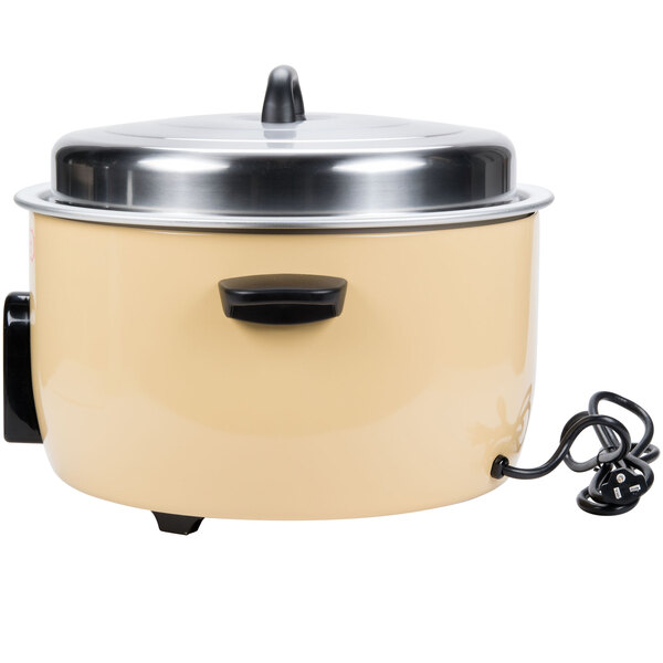 Town 57155 110 Cup (55 Cup Raw) Electronic Rice Cooker / Warmer - 230V