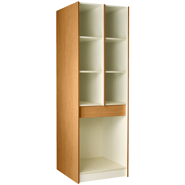 I.D. Systems 29" Deep Maple Instrument Storage Cabinet with (6) 12 3/8 ...