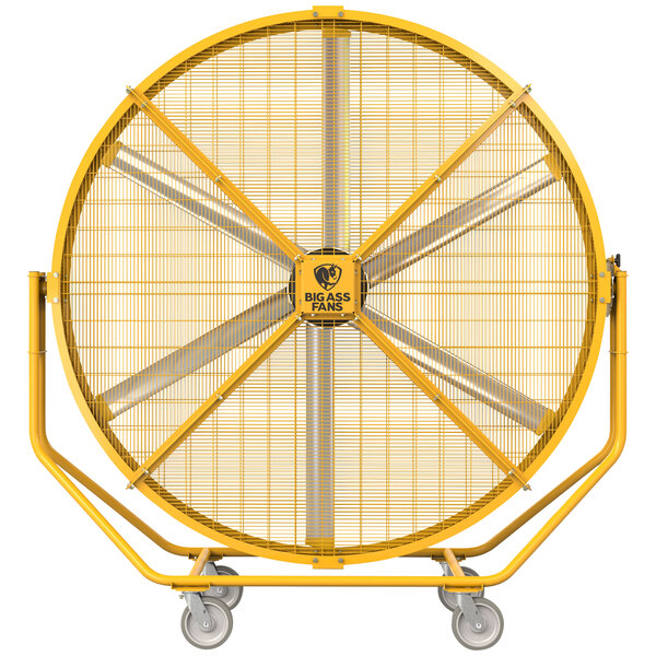 AirGo 8' Yellow Portable Floor Fan - Big Ass Fans