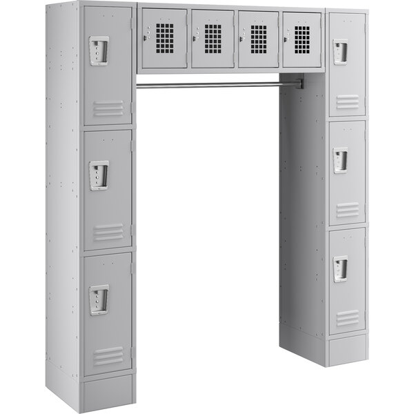 Regency Space Solutions Gray 3 Tier Locker with 10 Compartments and ...