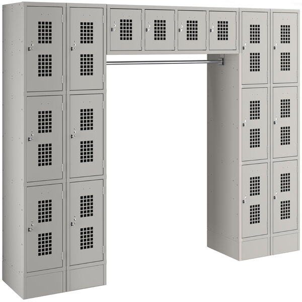 Regency Space Solutions Beige 3 Tier Locker with 16 Compartments and ...