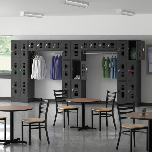 Regency Space Solutions Black 3 Tier Locker with 26 Compartments and ...