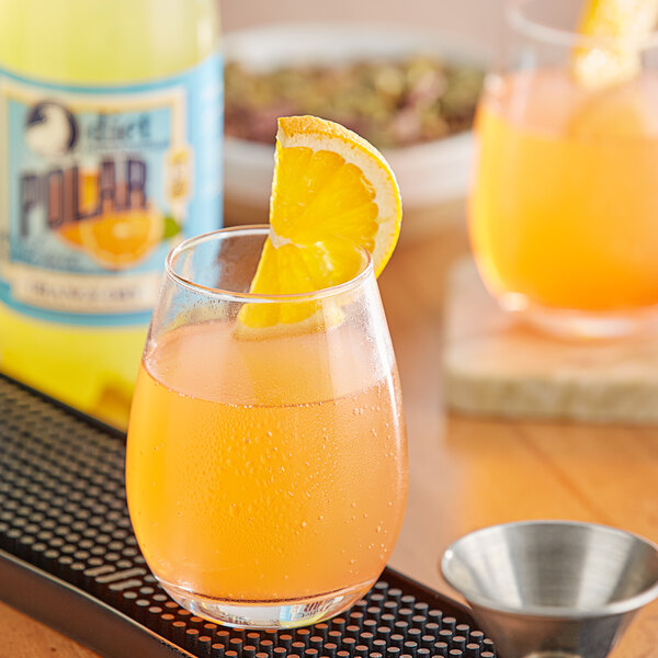 Polar Diet Orange Dry 20 fl. oz. - 24/Case