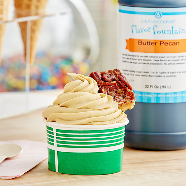 LorAnn Butter Pecan Flavor Fountain Syrup 32 fl. oz.