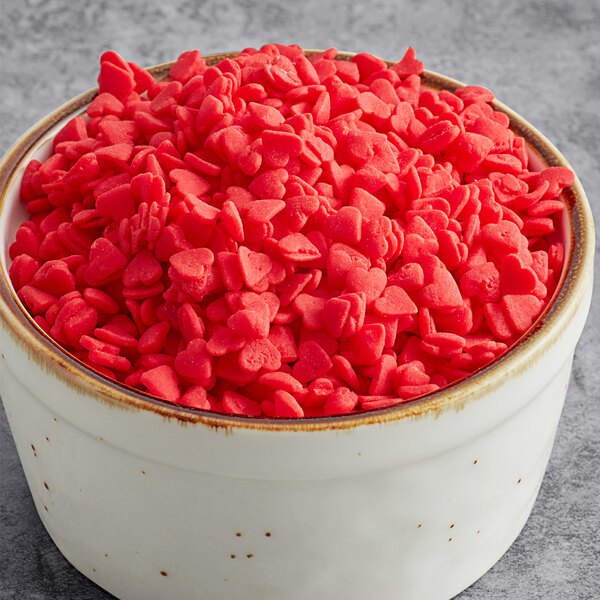 Red Heart Sprinkles in Bulk (10 lb)