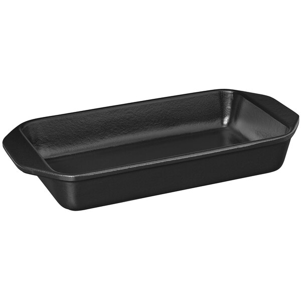 Chasseur 10 7/8" x 5 5/8" Black Enameled Cast Iron Rectangular ...