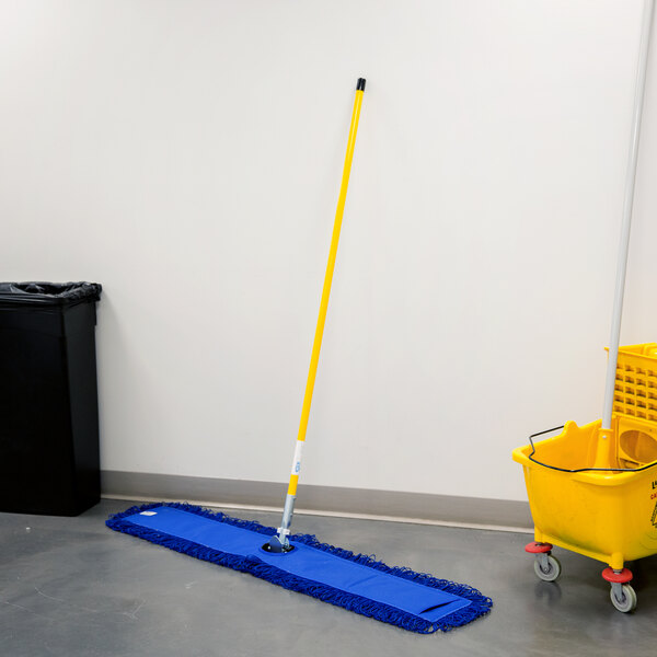 Lavex 60" x 5" Swivel Snap Wire Dust Mop Frame