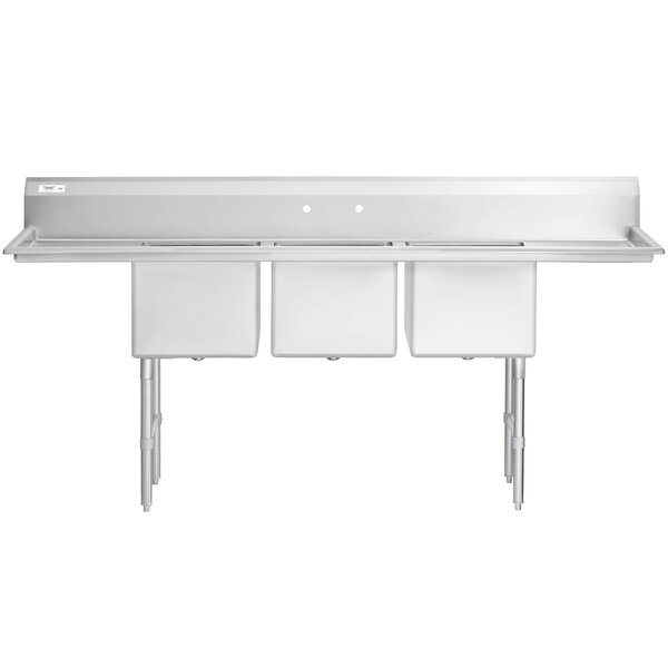 Regency 3 Compartment Sink (Stainless Steel, 94")