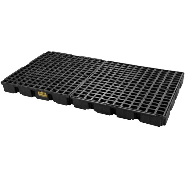 Eagle Manufacturing 1688B 121 Gallon Black 8 Drum Modular Spill Platform