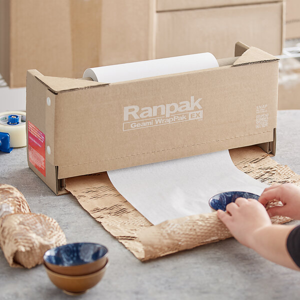 Ranpak Geami® WrapPak® EX Mini 450' Dispenser Box