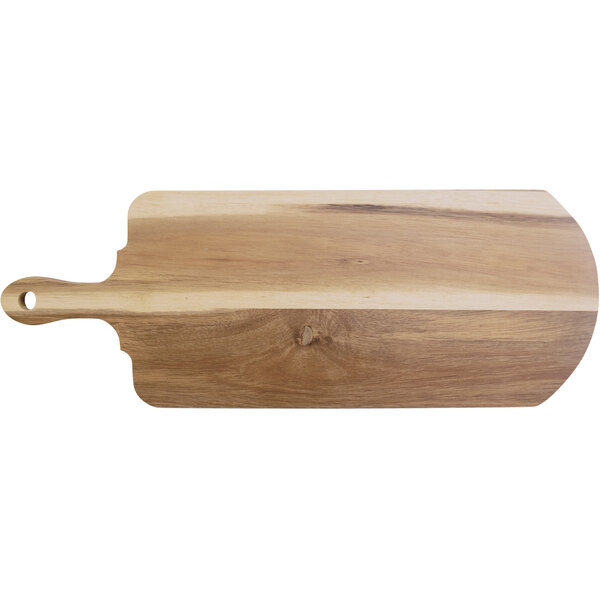International Tableware 18 3/4" x 6 7/8" Rectangular Acacia Wood ...