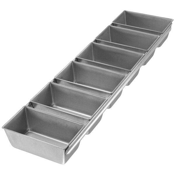 Chicago Metallic 41465 3/8 lb. 6-Strap Glazed Aluminized Steel Bread ...