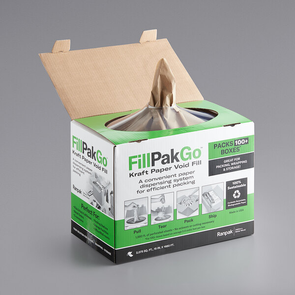 Ranpak FillPakGo™ 15" x 1660' 30 lb. Boxed Fanfold Void Fill Paper