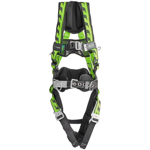 Honeywell Miller AirCore Universal Green Steel Full-Body Harness with ...