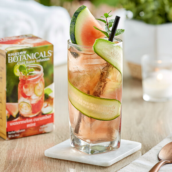 Bigelow Botanicals Watermelon Cucumber Mint Cold Water Infusion Tea ...
