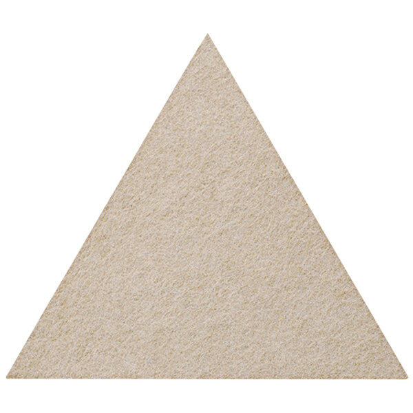 Versare SoundSorb 24" Beige Flat Wall-Mounted Acoustic Triangle 7825127