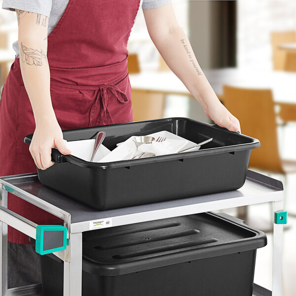 Choice Black Plastic Bus Tub: Sold at WebstaurantStore