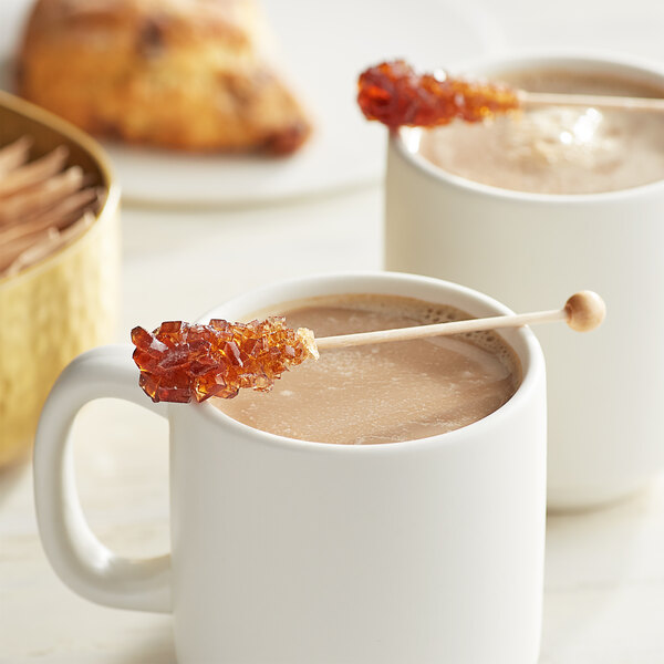 Roses Dryden and Palmer Amber Unwrapped Rock Candy Barista Stirrer ...