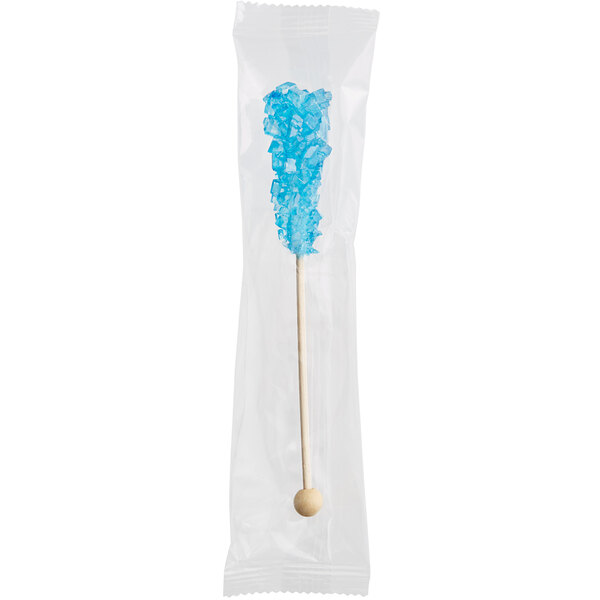 Roses Dryden and Palmer Blue Raspberry Wrapped Rock Candy Swizzle Stick ...