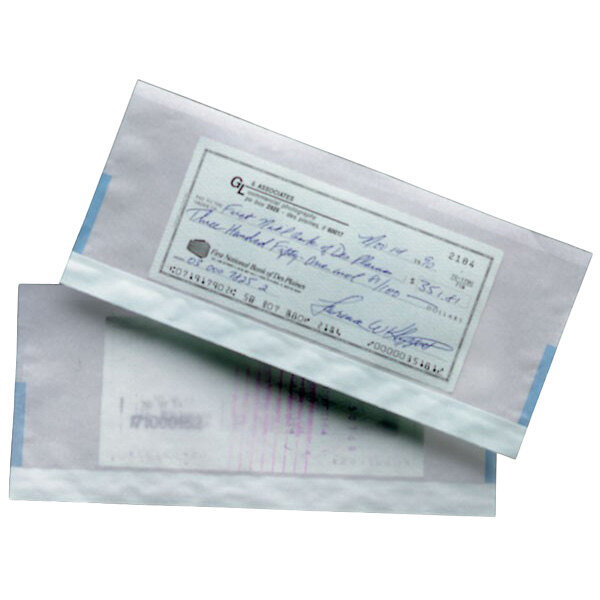 Controltek USA 565053 10" x 5 1/2" Clear Plastic Document Jacket ...