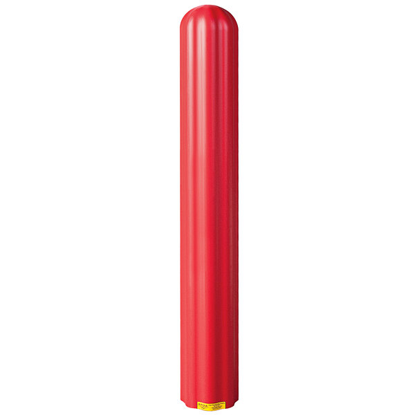 Eagle Manufacturing 1730R 6" x 56" Red Fluted Bollard Cover