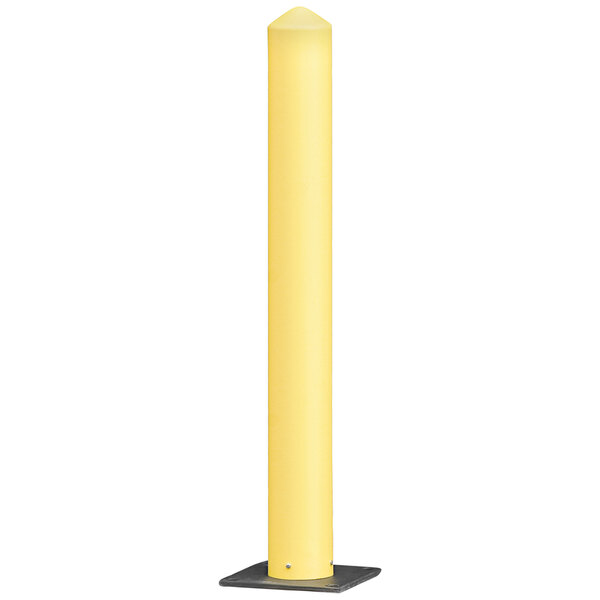 Eagle Manufacturing 1731 5" x 42" Safety Yellow Plastic Bollard Post