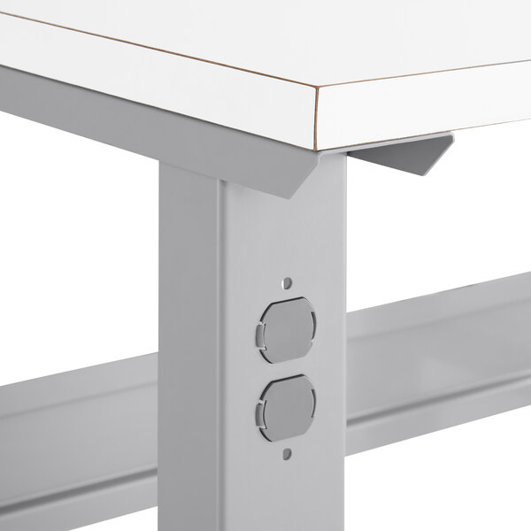 Lavex 30" x 48" Replacement Laminate Square Edge Heavy-Duty Workbench Top