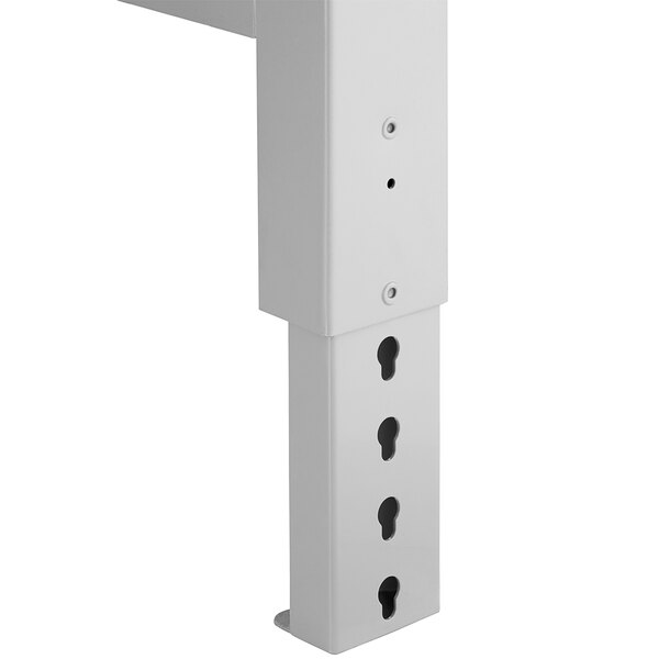 Lavex Adjustable Height Steel Leg Set for Workbenches