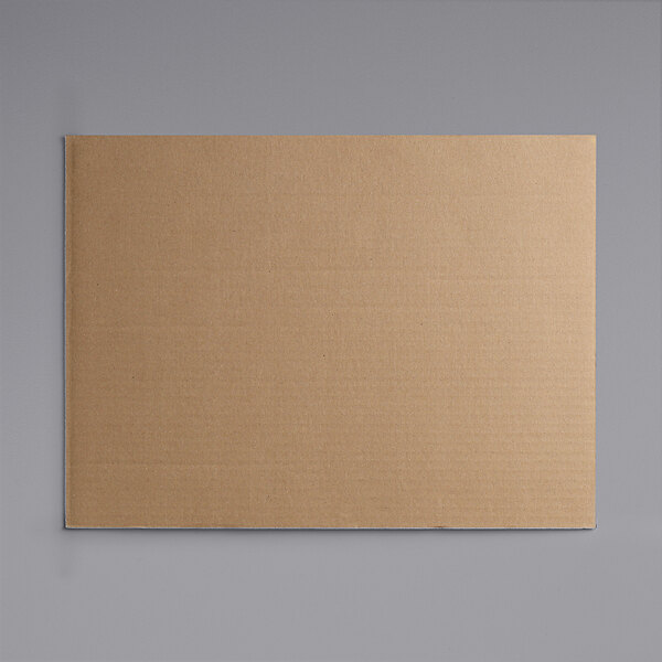 19" x 14" White Corrugated Half Sheet Cake Board - 50/Case