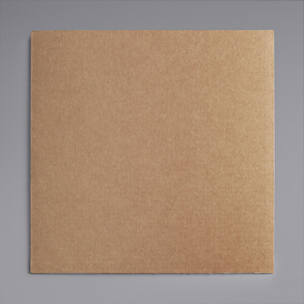 18" x 18" White Corrugated Square Cake / Pizza Board - 50/Case