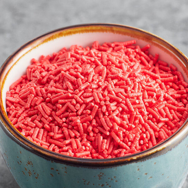 Mavalerio Red Sprinkles 25 lb.