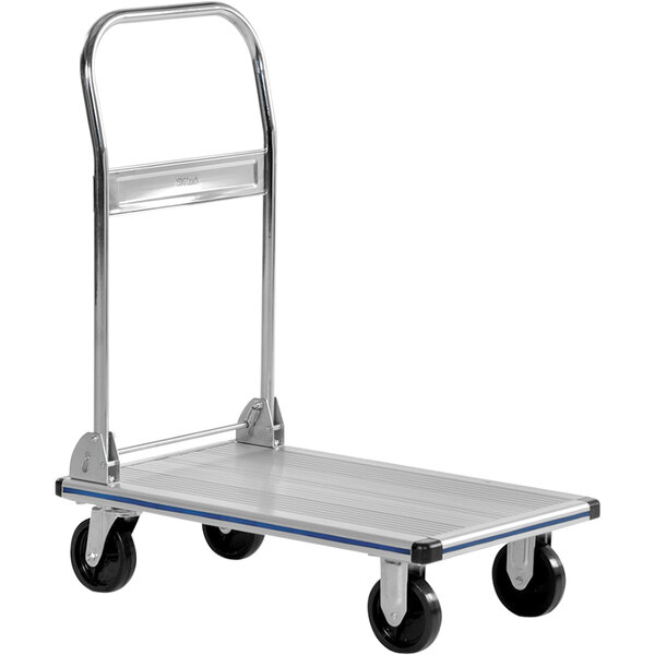 Vestil AFT-30-NM 18 1/2" x 30" Aluminum Platform Truck with Folding ...