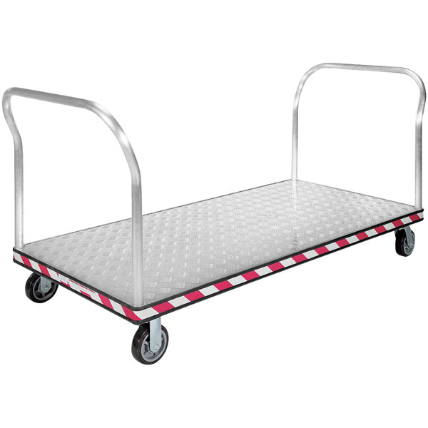 Vestil ATP-C-3672-2HDL 36" x 72" Heavy-Duty Dual Handle Aluminum Tread ...