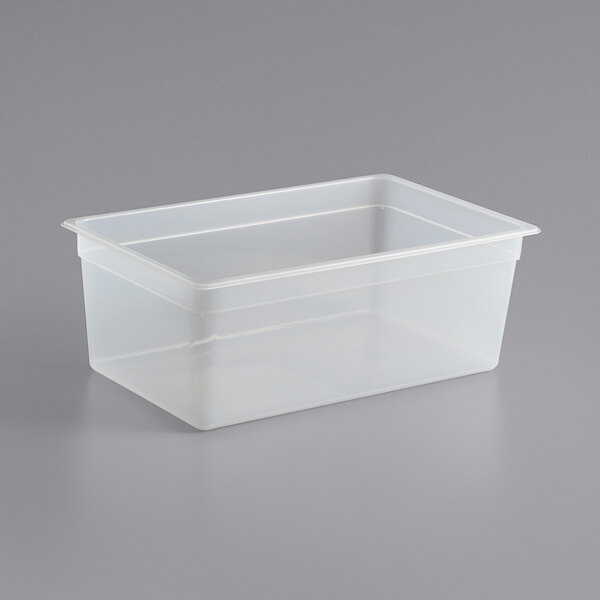 Vigor Full Size 8" Deep Translucent Polypropylene Food Pan