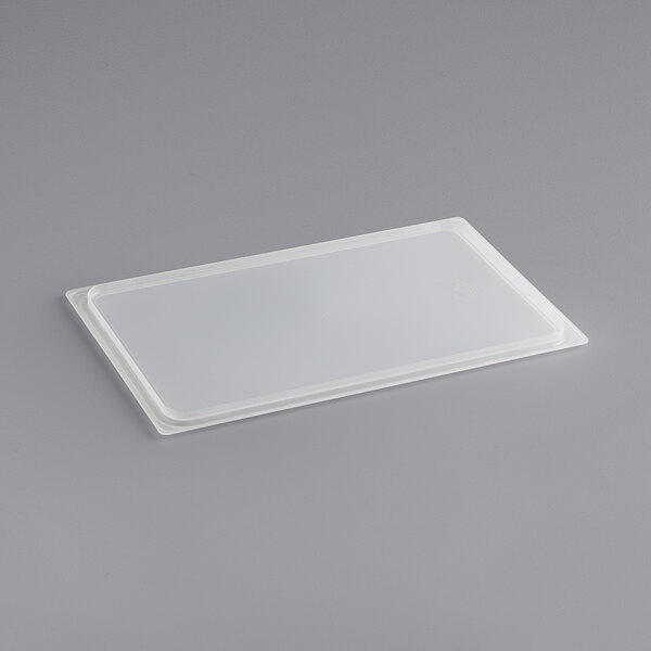 Vigor Full Size Translucent Polypropylene Secure Sealing Lid