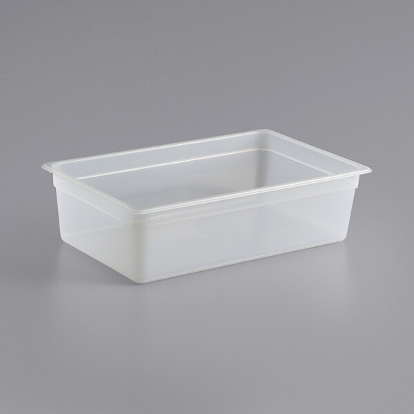 Vigor Full Size 6" Deep Translucent Polypropylene Food Pan