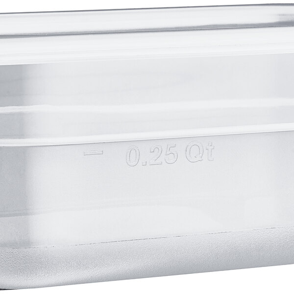 Vigor 1/9 Size 2 1/2" Deep Translucent Polypropylene Food Pan