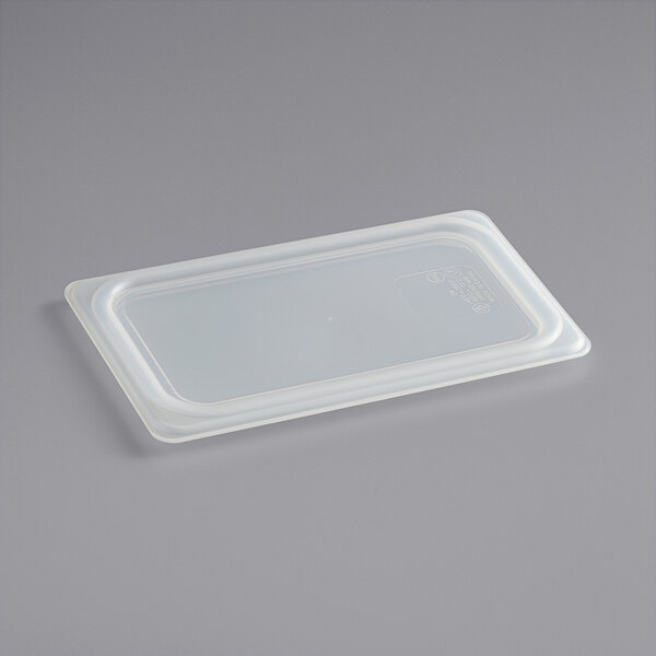 Vigor 1/4 Size Translucent Polypropylene Secure Sealing Lid