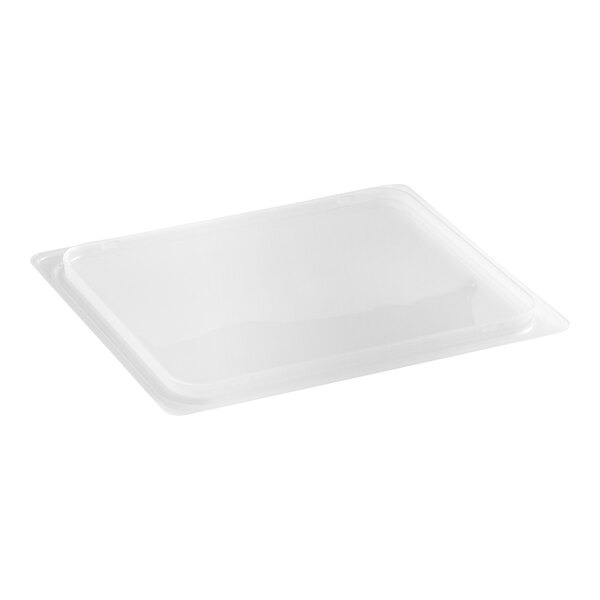 Vigor 1/2 Size Translucent Polypropylene Secure Sealing Lid