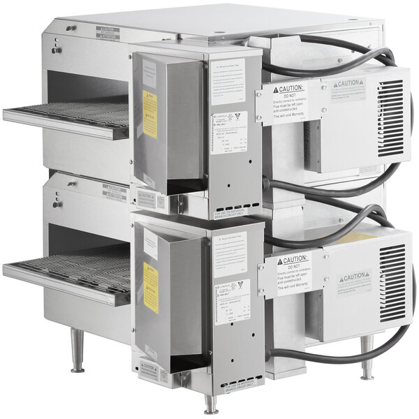 Lincoln 2500/1353 DCTI Double Stacked Countertop Impinger Electric ...
