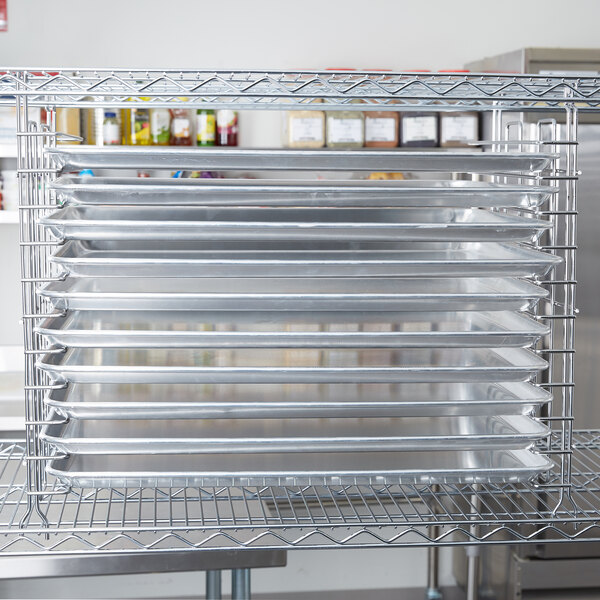 Metro 15SNC Chrome Tray Slides - 2/Pack