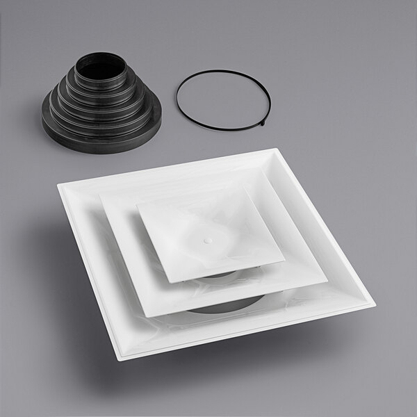 American Louver Company STR-C-W-NRD Stratus Universal Cone Diffuser Reducer Kit 6" to 14"