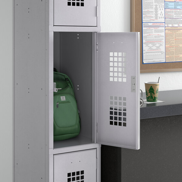 Regency Space Solutions Gray 12" x 18" x 78" Single, 3 Tier Locker ...