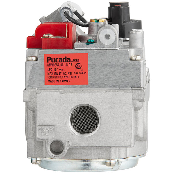 Millivolt Liquid Propane Pilot Combination Valve for Fryers; 1/2" Gas ...